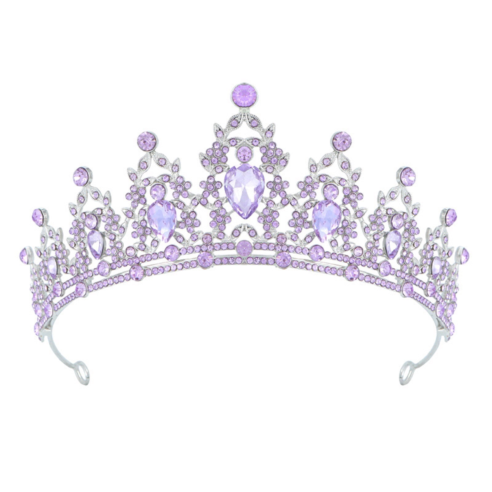 Elegant Rhinestones Crystal Crowns Headpiece For Bridal Wedding Prom ...