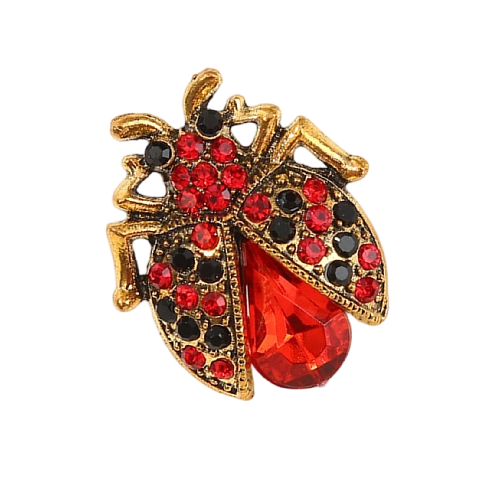 Elegant Rhinestones Studded Gogga Brooch Pin Alloy Chest Decoration For Formal Occasion Evening ...