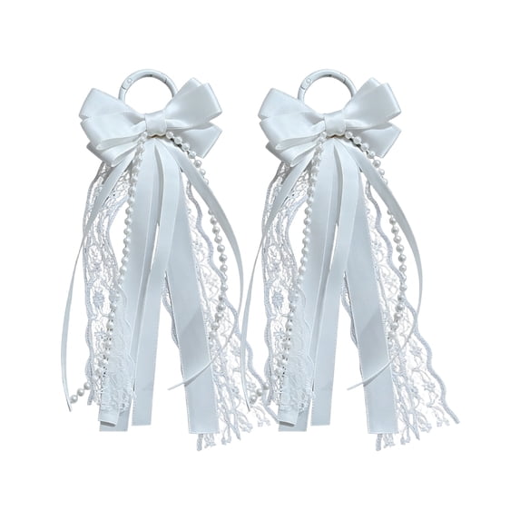 Elegant Ribbon Bow Boot Charms with Fringe Tassel, Western Cowboy Style ...