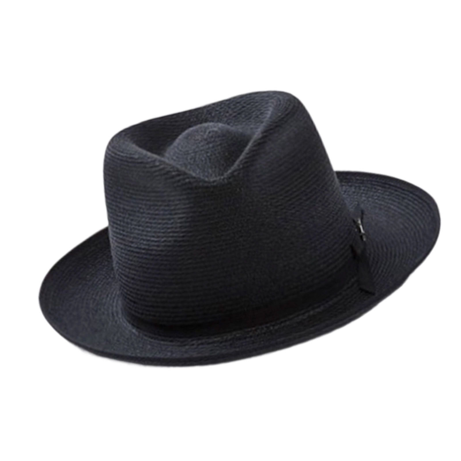 Elegant Rolled Brims Bows Accent Paper Braid Dress Hat Comfortable ...