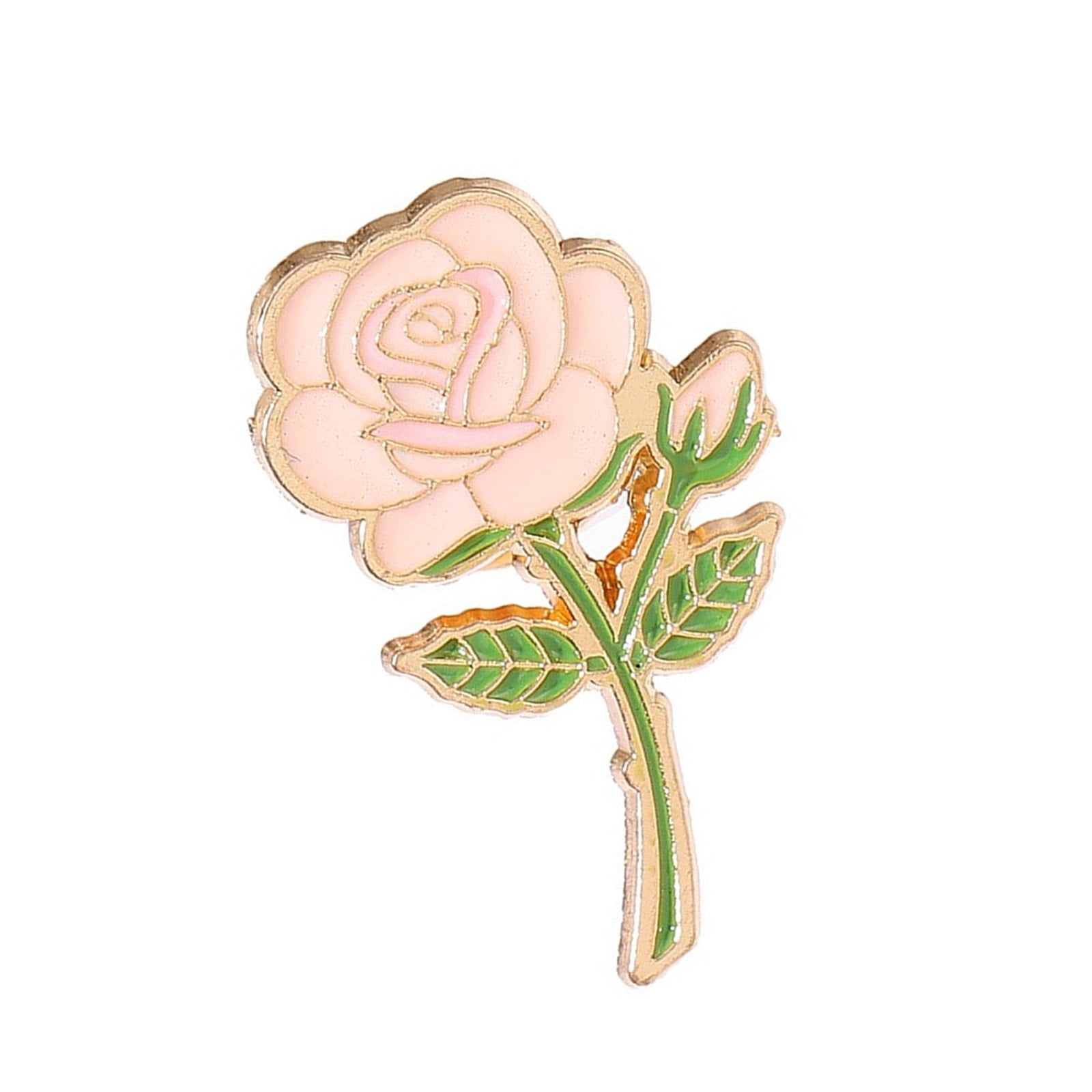 Elegant Rose Brooch Accessory Rose Pin Brooch Elegant Floral Accessory ...