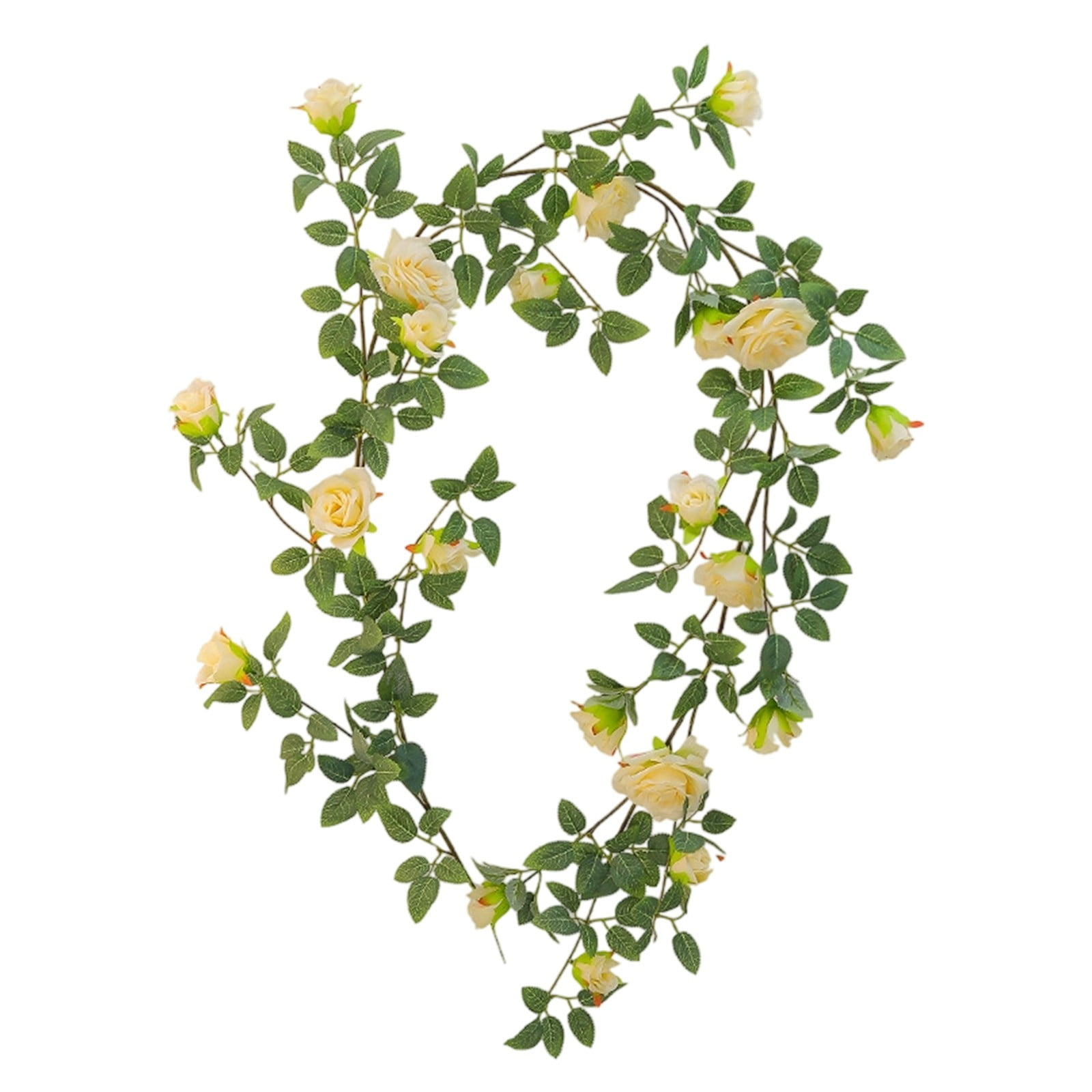 Elegant Rose Vine Floral Arrangement for Home Wedding and Party Wall ...