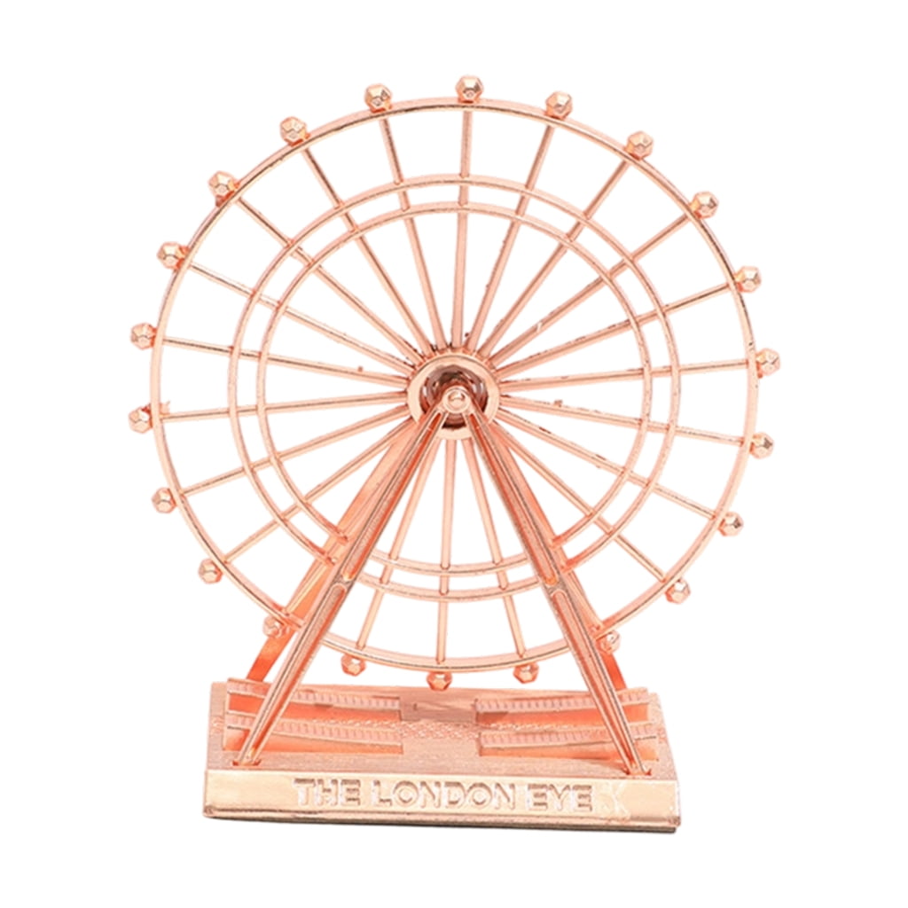 Elegant Rotating Wheel Desktop Model Alloy Landmark Building Collection ...