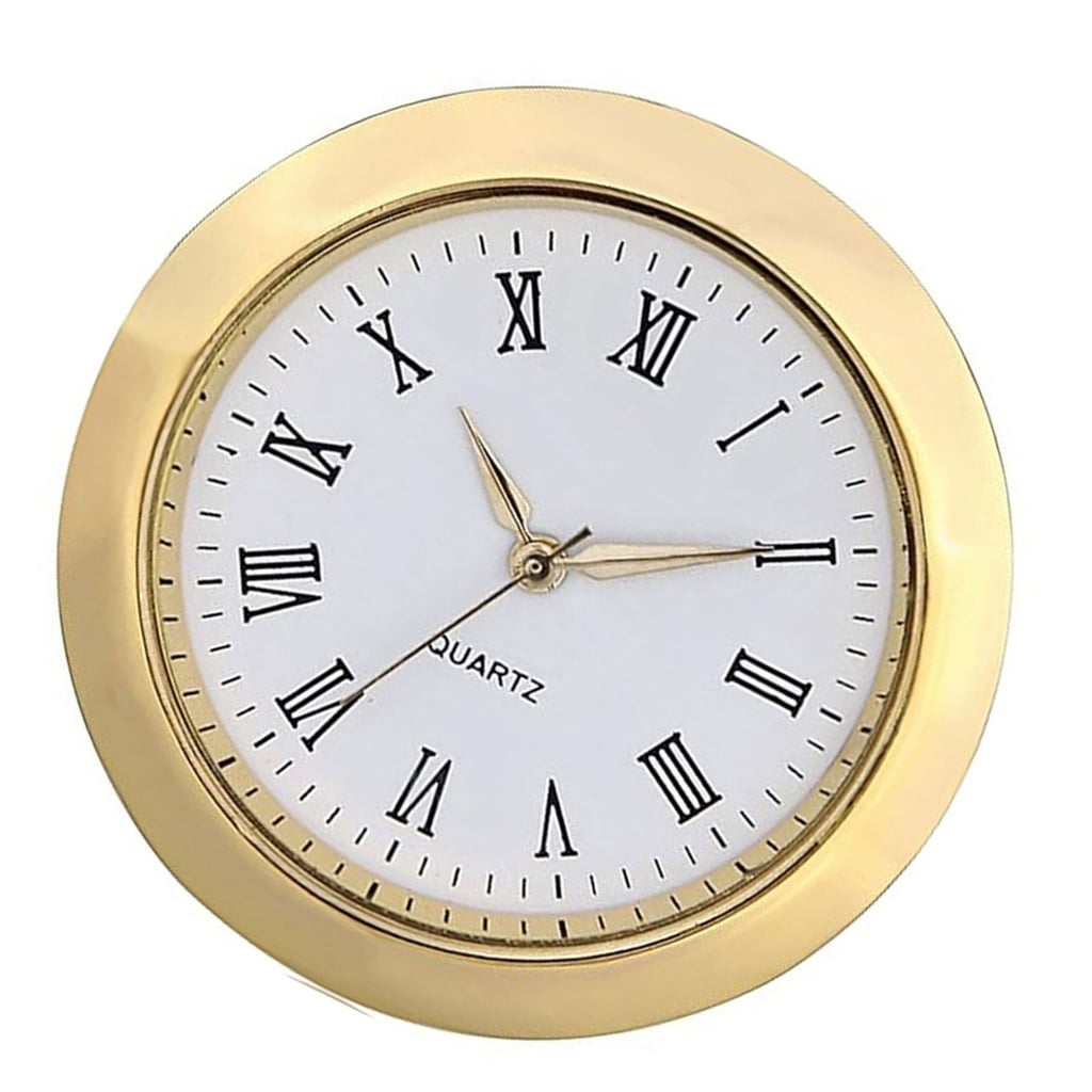 Elegant Round Metal Clock Insert with Roman Numerals Dials for Craft ...