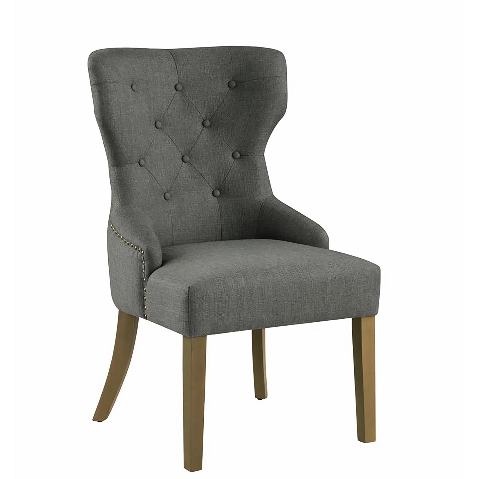 Elegant Rustic Smoke Grey Dining Chair - Adds Sophistication To Area ...