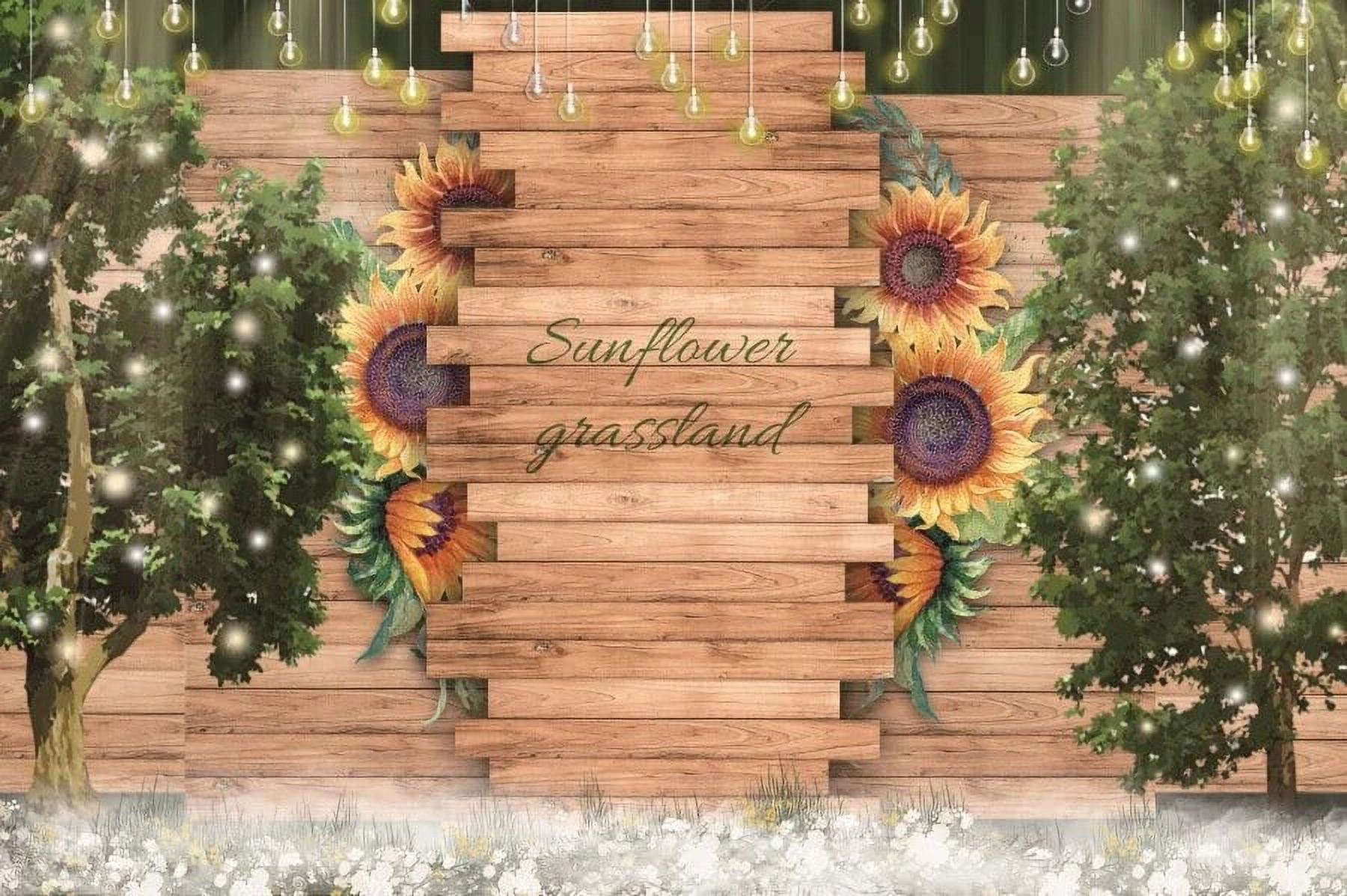 Elegant Rustic Wood Floral Wedding Photography Backdrops Bridal Shower ...