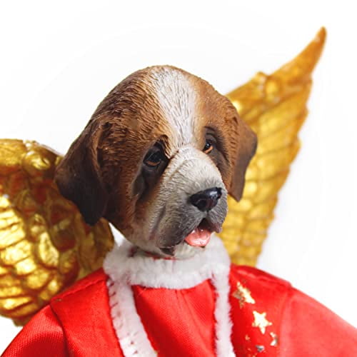 Elegant Saint Bernard Angel Tree Topper - Walmart.com
