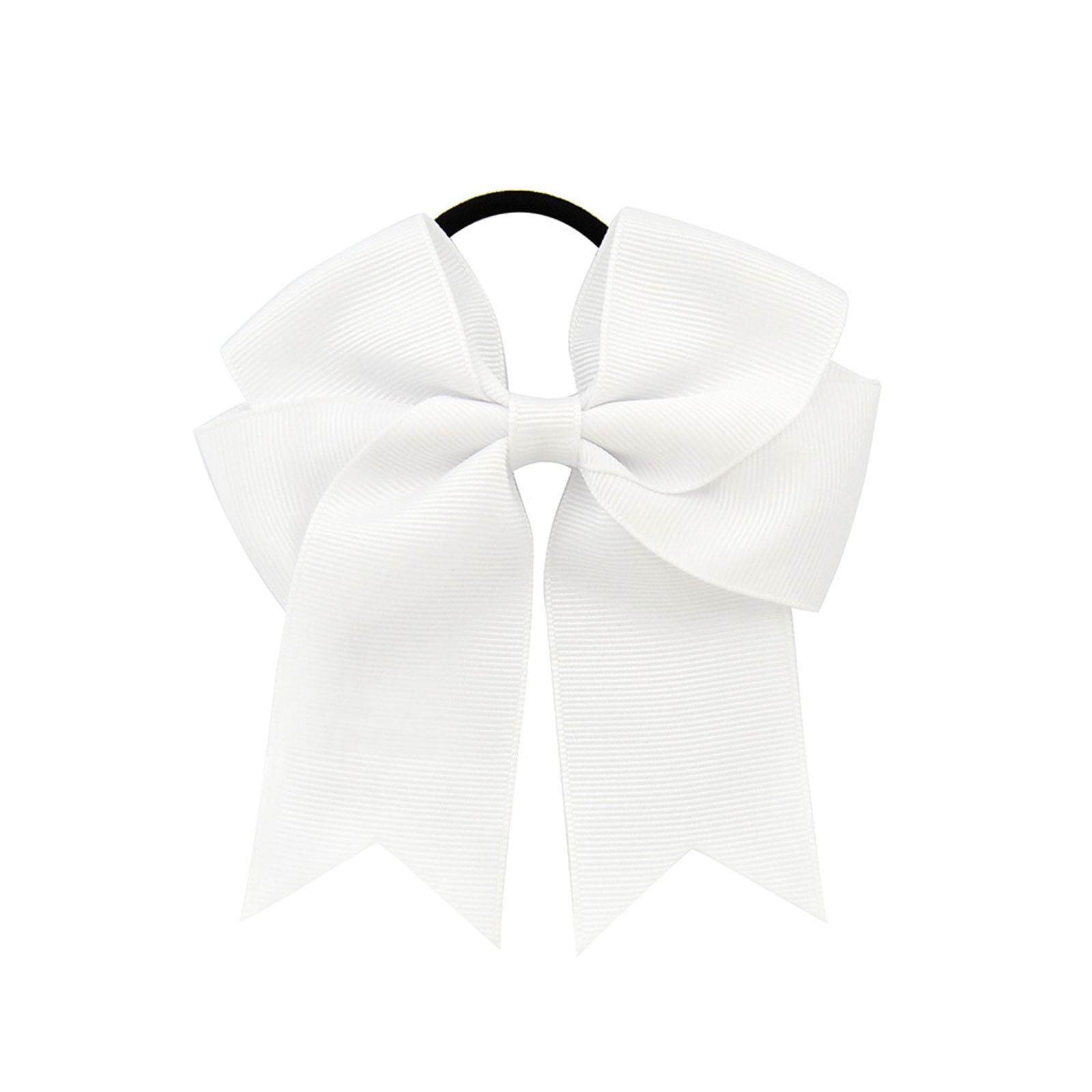 Elegant Satin Fishtail Bow Ribbon Hair Ties - Women Lady Satin Ribbon ...