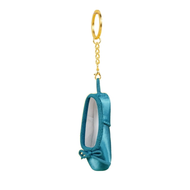 Elegant Satin Pointe Shoes Keyring Mini Ballet Accessories Ballet Shoe ...