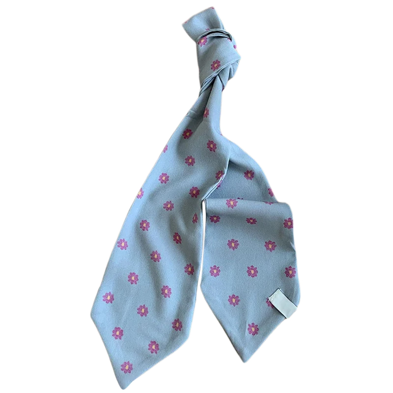 Elegant Scarf Tie for Ladies Bright Colors and Retro Floral Pattern ...