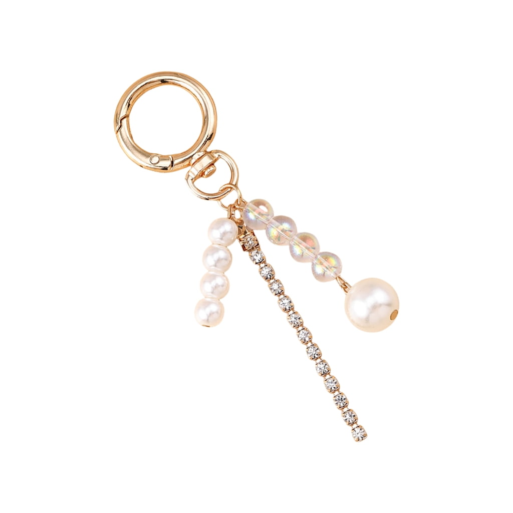 Elegant Seashells Pearls Keychain For Women Stylish Beach Key Chain ...