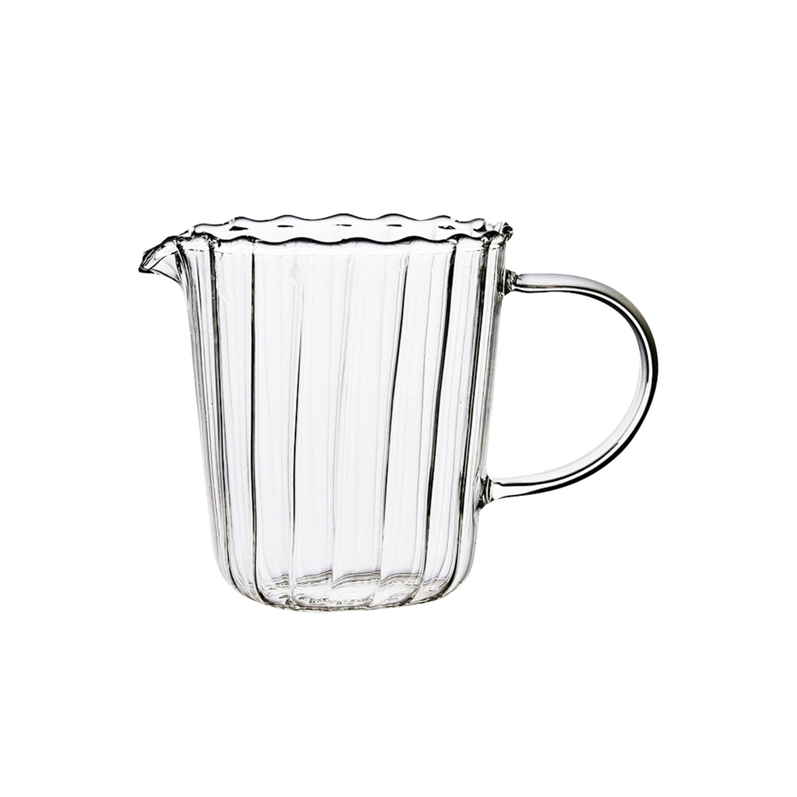 Elegant Shaped Glass Creamer Coffee Milk Creamer Pitcher/Serving ...
