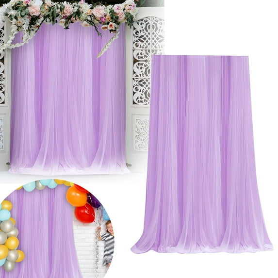 Elegant Sheer Fabric Party Curtain For Wedding Celebration Birthday ...
