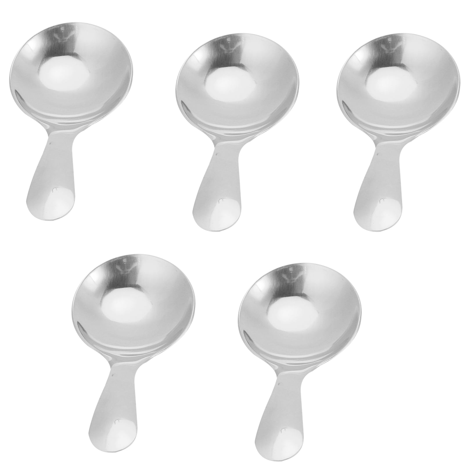 Elegant Short Handle Mini Spoons, Stainless Steel Ice Cream Tea Dessert ...