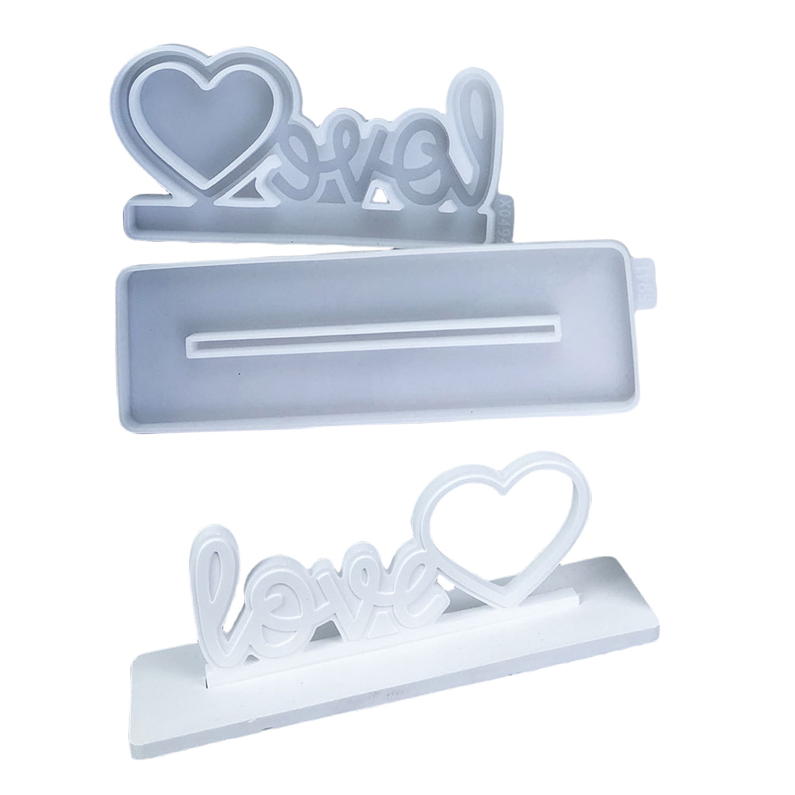 Elegant Silicone Tabletop Display Mold Set for Crafting Individualized ...