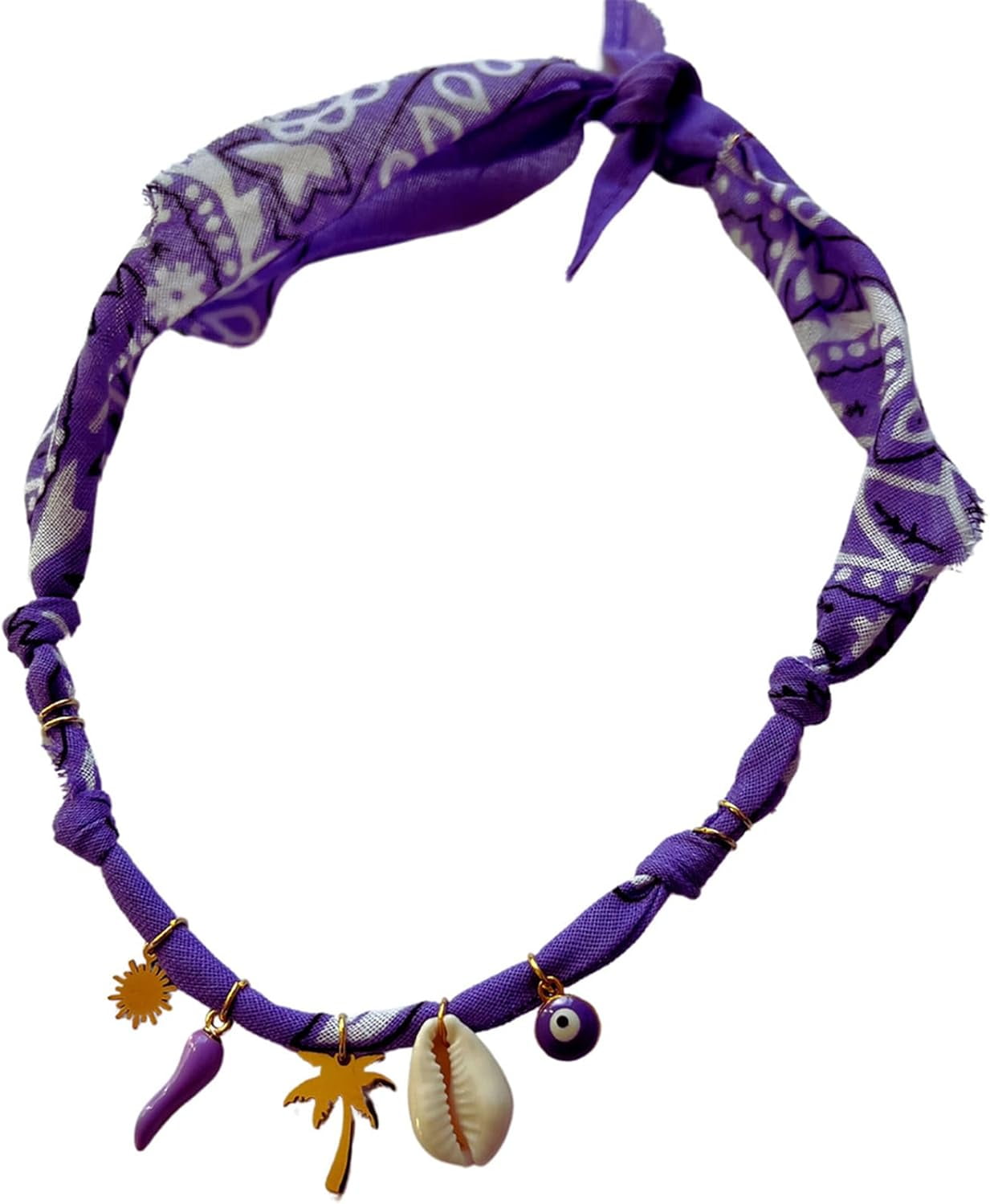 Elegant Silk Scarf Necklace Jewelry Cotton Neckwear For Women Daily ...