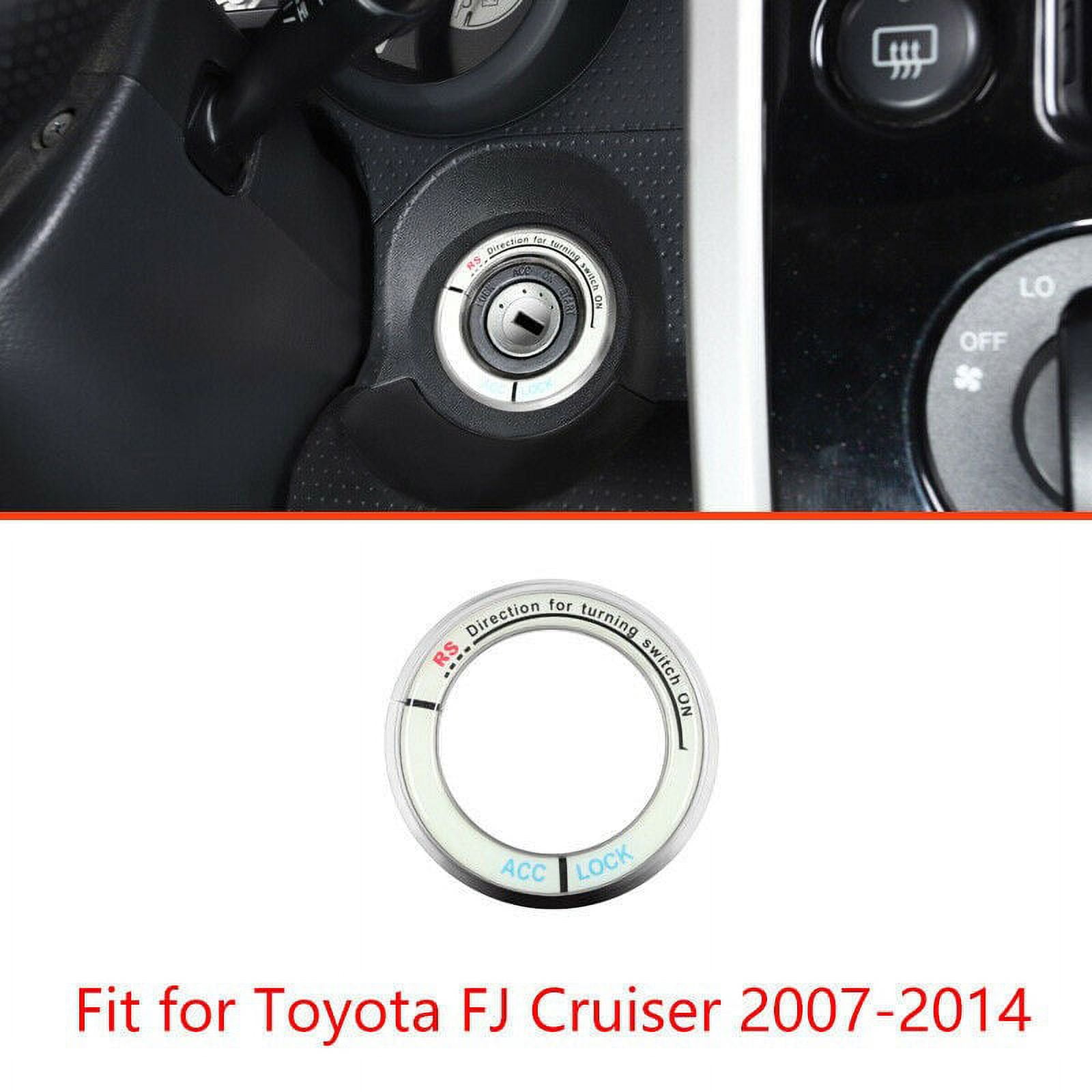 Elegant Silver Aluminum Ignition Switch Start Button Frame For Toyota ...