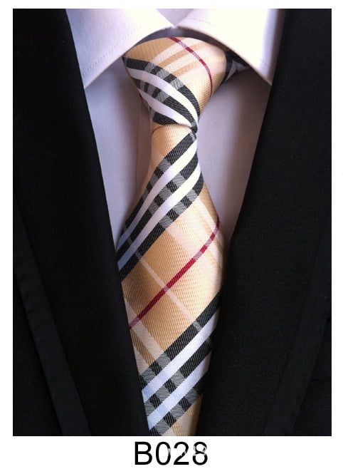 Elegant Single-Pack Men's Classic Necktie, Crafted from Luxurious Silk ...