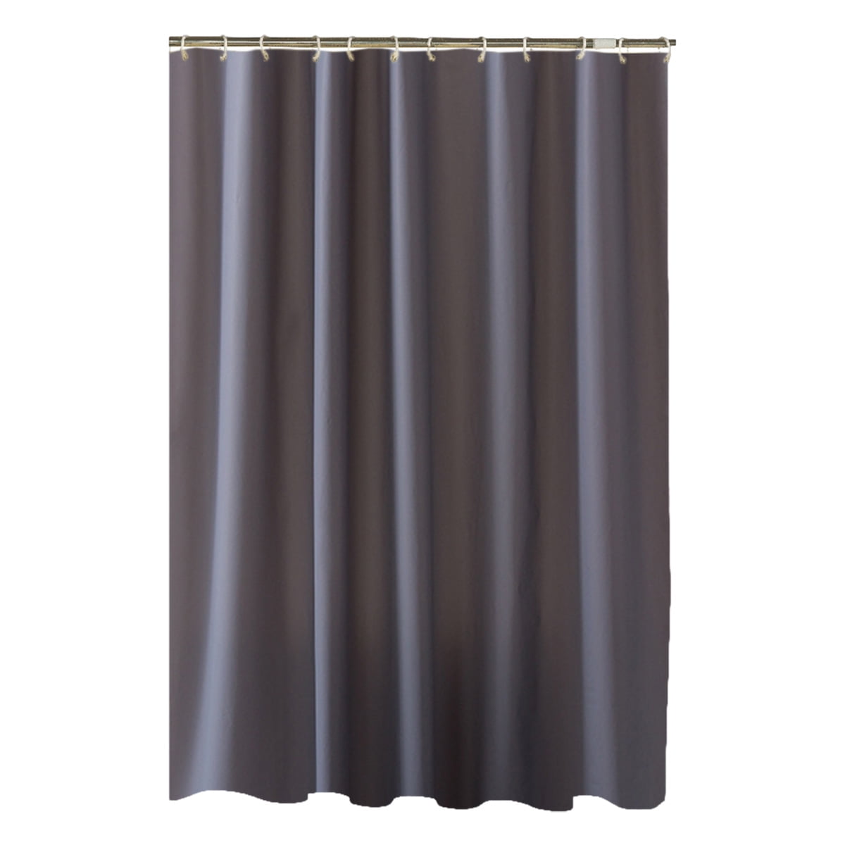 Elegant Solid-Colored Shower Curtain for Bathrooms - Walmart.com