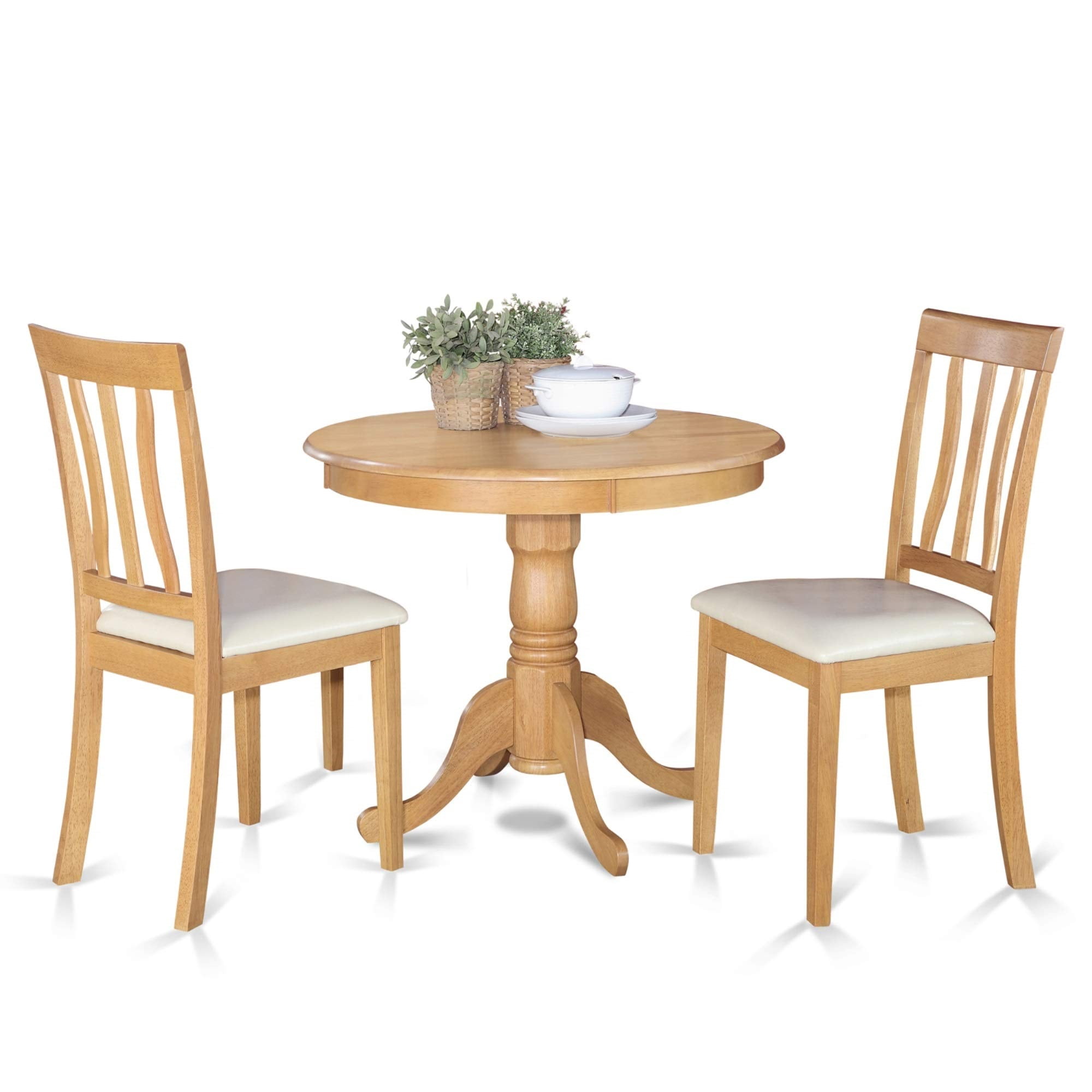 Elegant and Sophisticated Small Table Set - Round Kitchen Table with ...