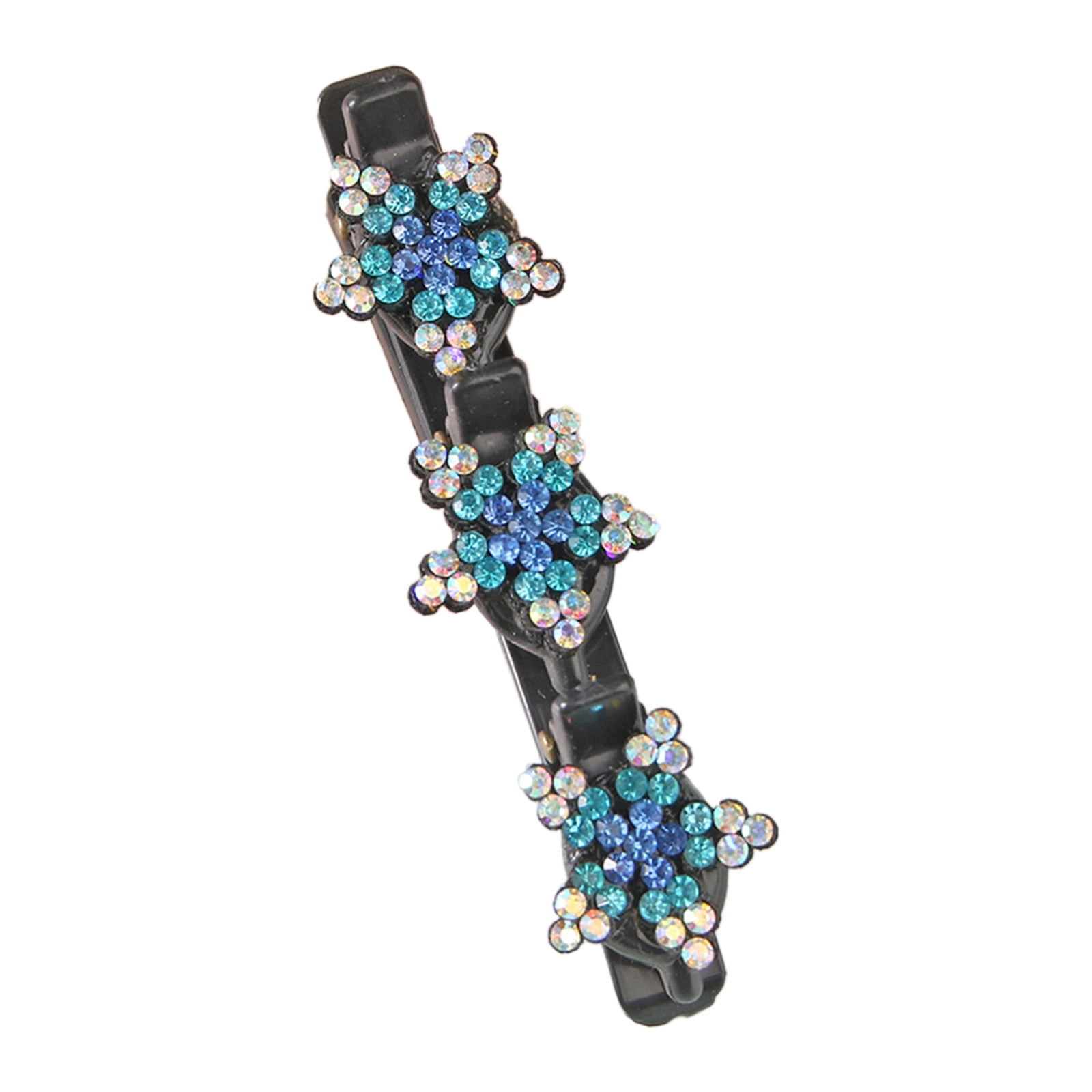 Elegant Sparkling Braided Hair Barrettes for Women and Girls Short ...