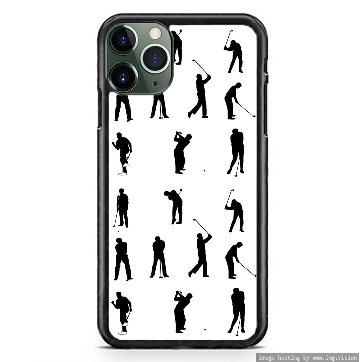 Elegant Sports Golf Cell Phone Case Slim Shockproof Hard Rubber Custom ...