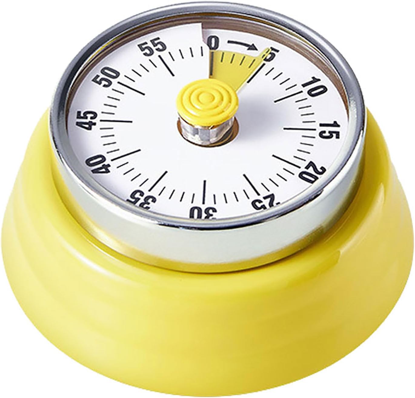Elegant Stainless Steel Vintage Kitchen Timer with Magnetic Attachment ...