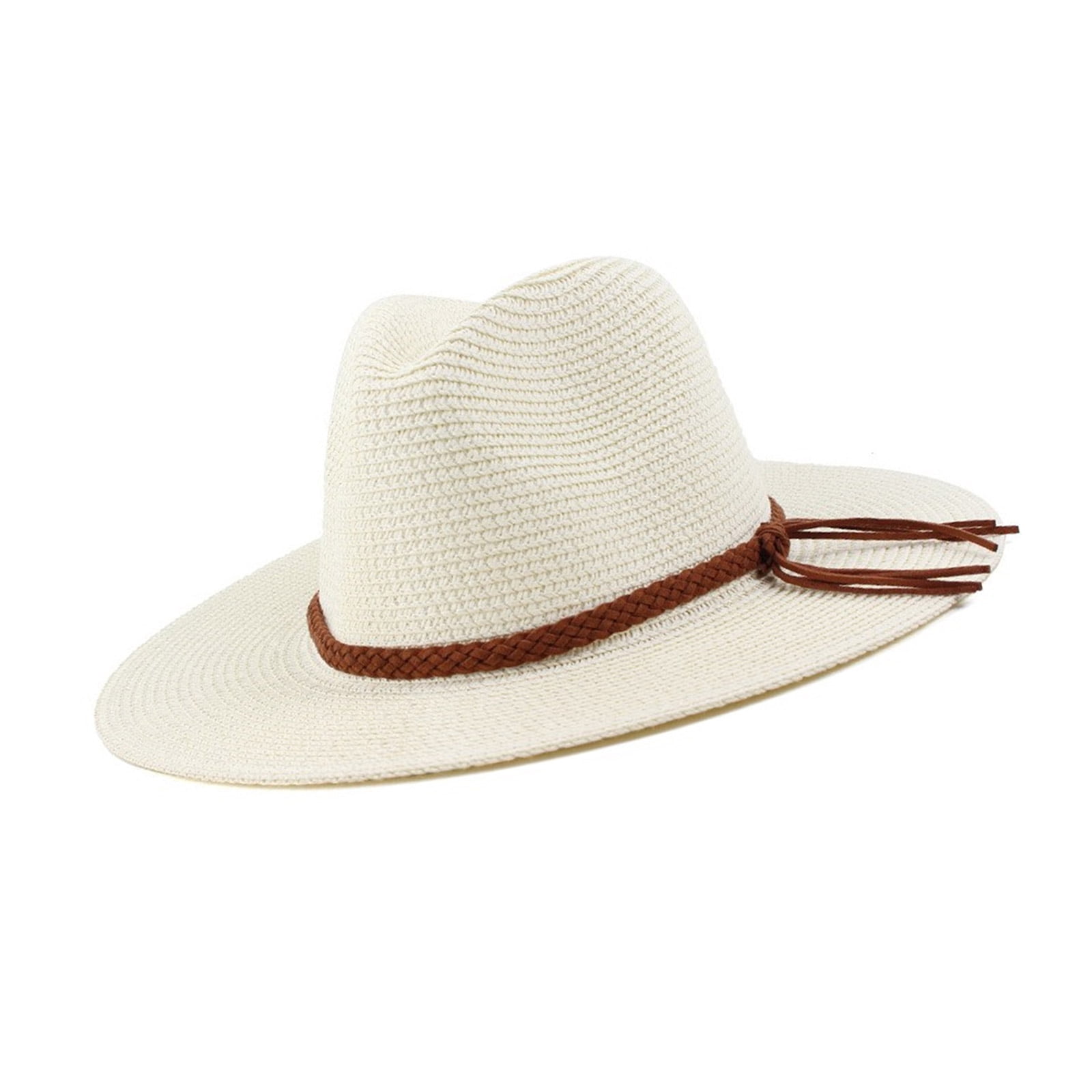 Elegant Straw Hat, Breathable Sun Hat with Woven Bowknot , Versatile ...