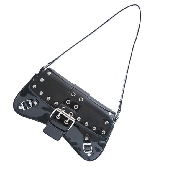 Elegant Styles Shoulder Bag with Studs and Top Handle Designs Handbag ...