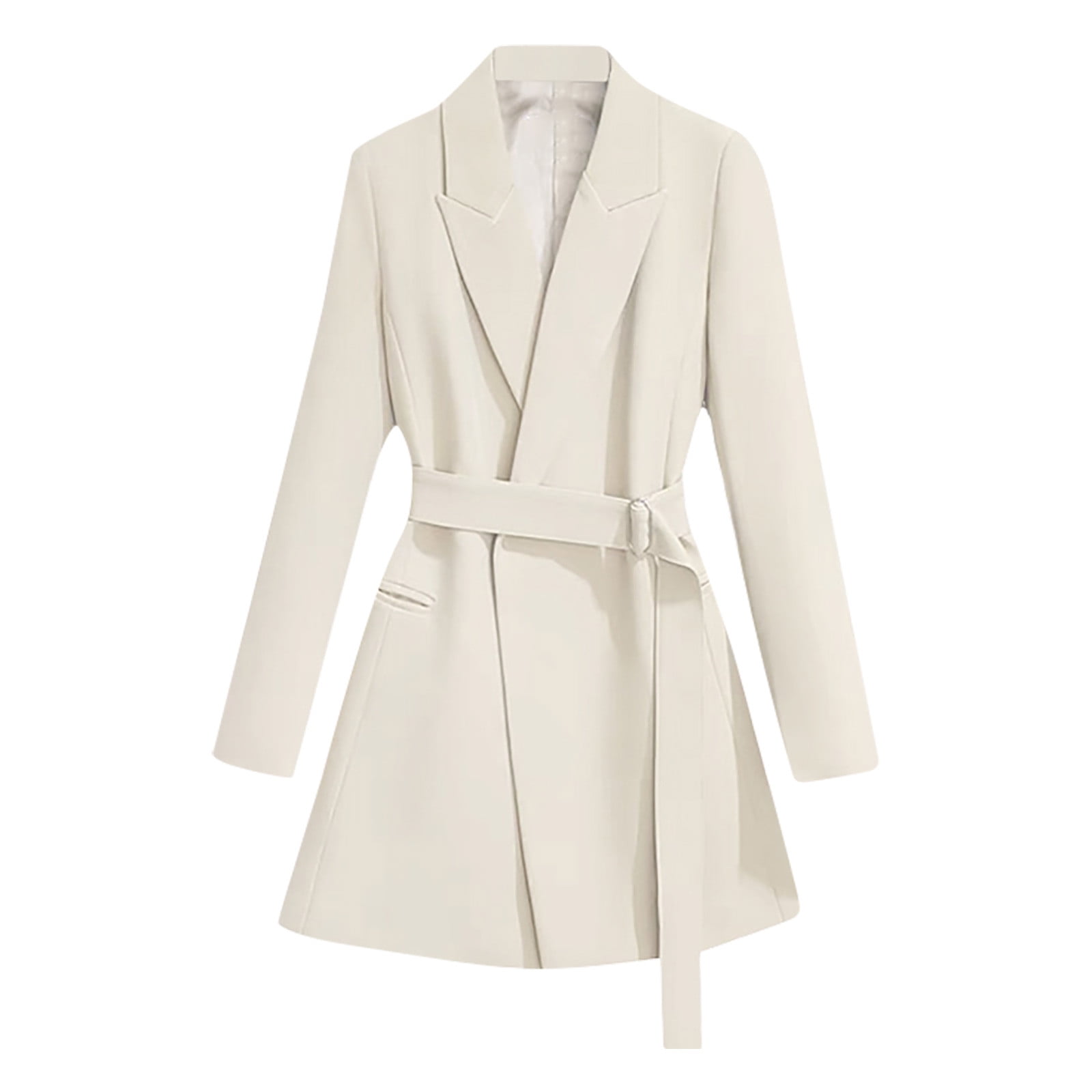 Elegant Suit Jacket for Women,Open Front Long Sleeve Blazer Formal ...