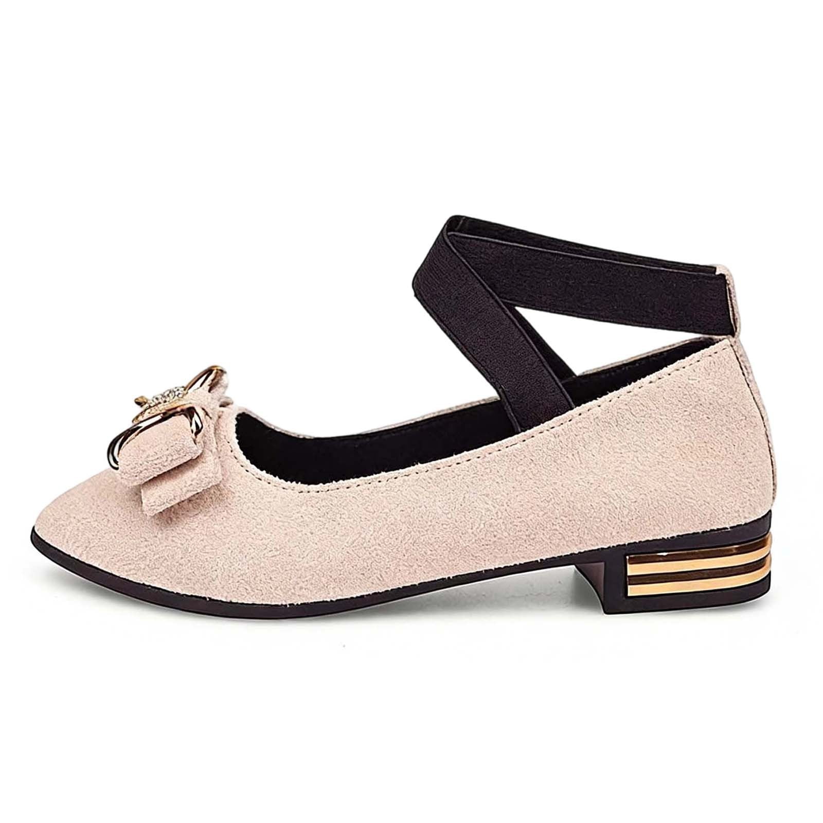 Elegant Summer Casual Pointed Toe Low Heel Flat Shoes with Rhinestone ...