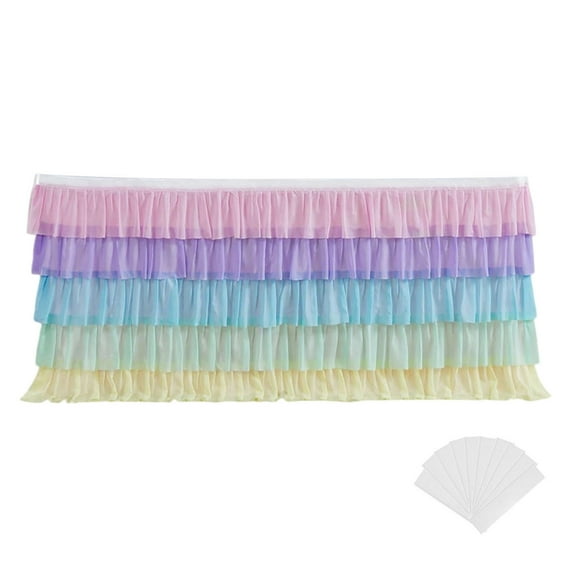 Elegant Table Cake Skirt for Celebrations with Adjustable Length and ...