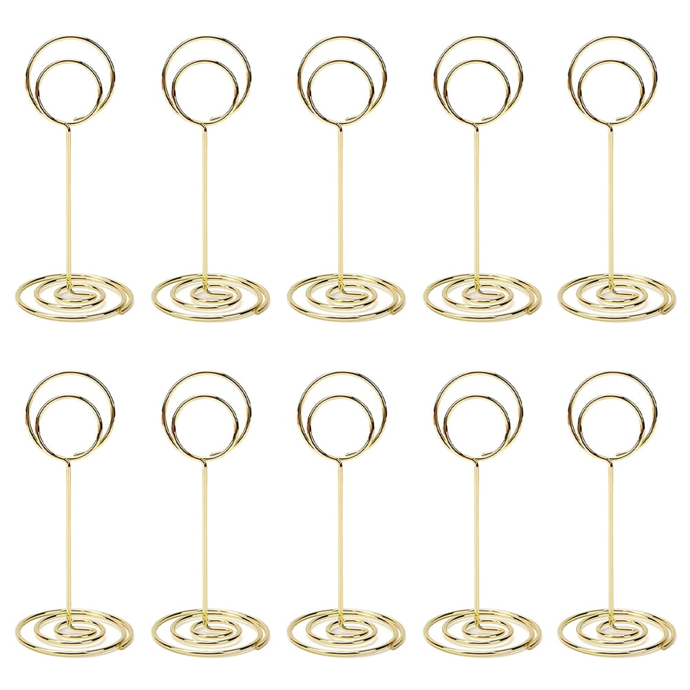 Elegant Table Number Holders For Wedding, Place Card Holders, Wire ...