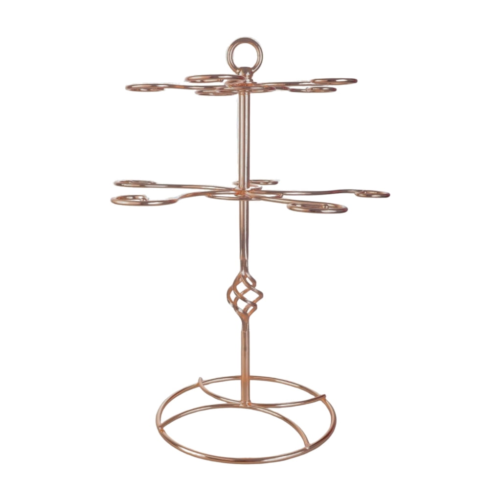 Elegant Tabletop Wine Cup Holder Double Layer Wine Glass Organizers ...