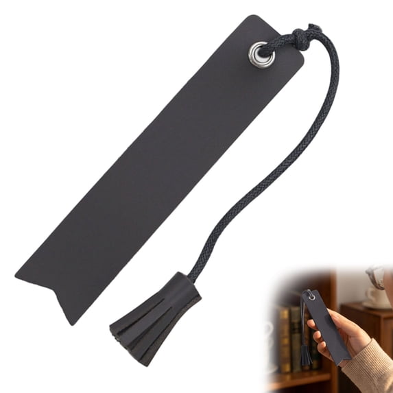 Elegant Tassel Book Page Markers Double‑Sided Leather‑Style Bookmarks ...