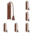 Elegant Tassel Book Page Markers Double‑Sided Leather‑Style Bookmarks ...