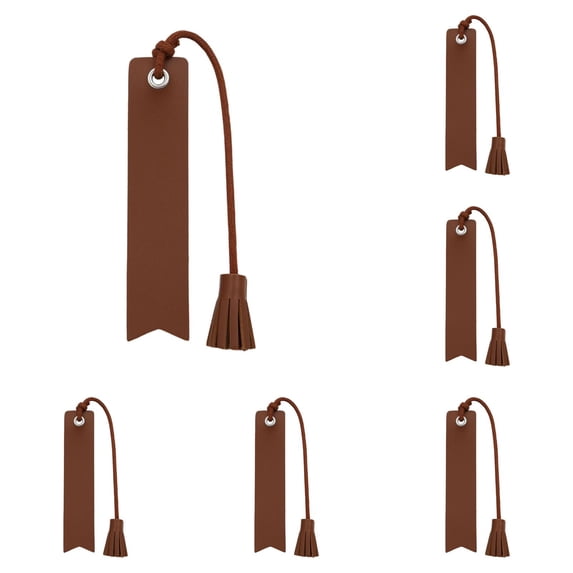 Elegant Tassel Book Page Markers Double‑Sided Leather‑Style Bookmarks ...