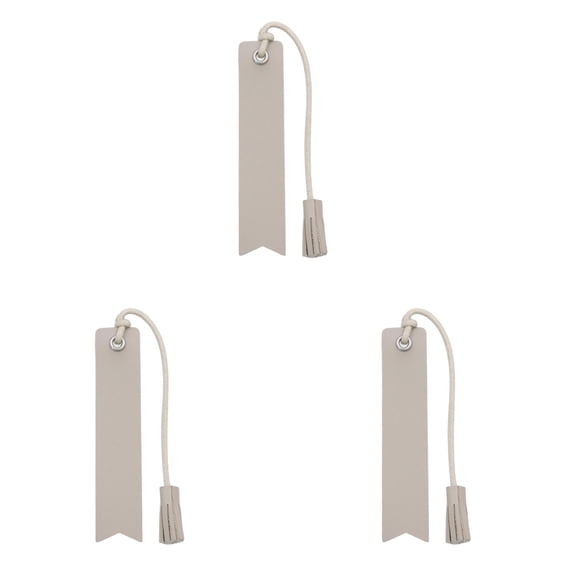 Elegant Tassel Book Page Markers Double‑Sided Leather‑Style Bookmarks ...