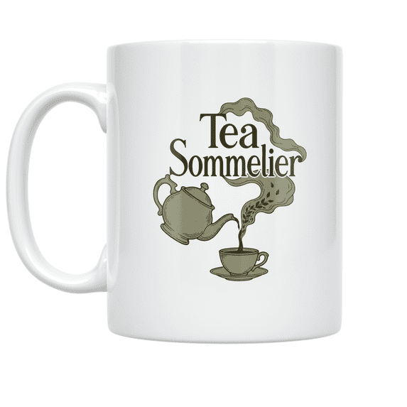 Elegant Tea Sommelier Design - Tea Lover - 11 oz Ceramic Coffee Mug ...