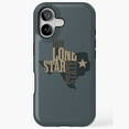 Elegant Texas Lone Star Typography Map iPhone Case for iPhone 17 11 12 ...
