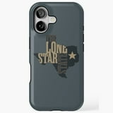 Elegant Texas Lone Star Typography Map iPhone Case for iPhone 17 11 12 ...