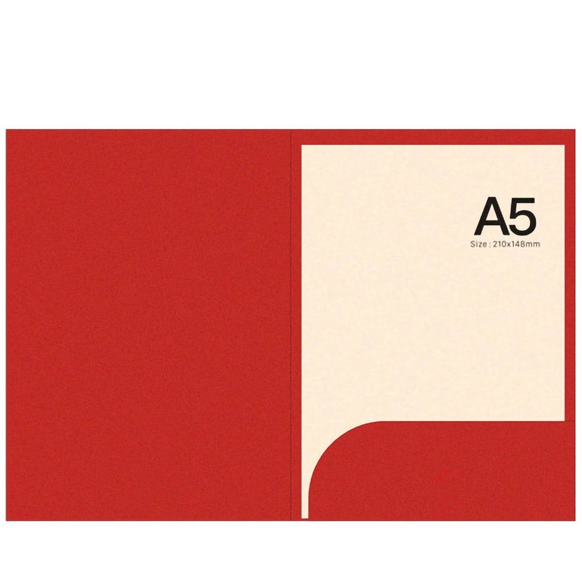 Elegant Textured Linen Presentation Folders, Letter Size Business ...