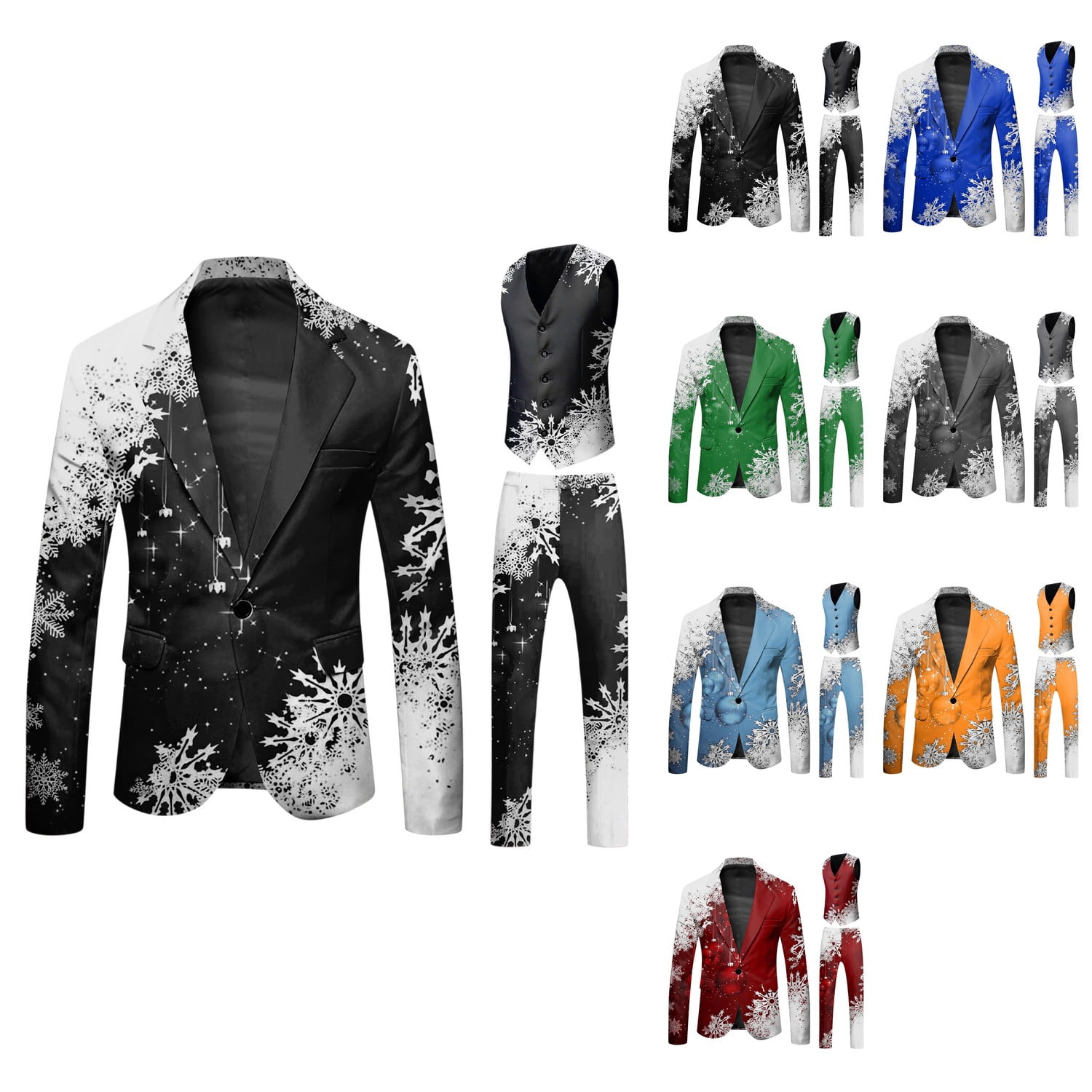 Elegant Three Piece Sequin Mother of the Bride Pant Suit with Jacket ...