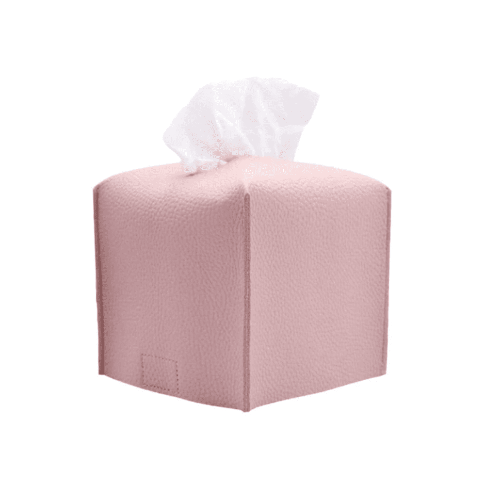 Tissue Box Cover, Pu Leather Square Design For Easy Replacement And ...