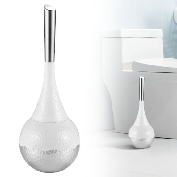 Elegant Toilet Brush Set – Stylish Hammered Design, Durable Handle ...