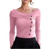 Elegant Tops for Women Fall Summer Sleeveless Long Sleeve Off The ...