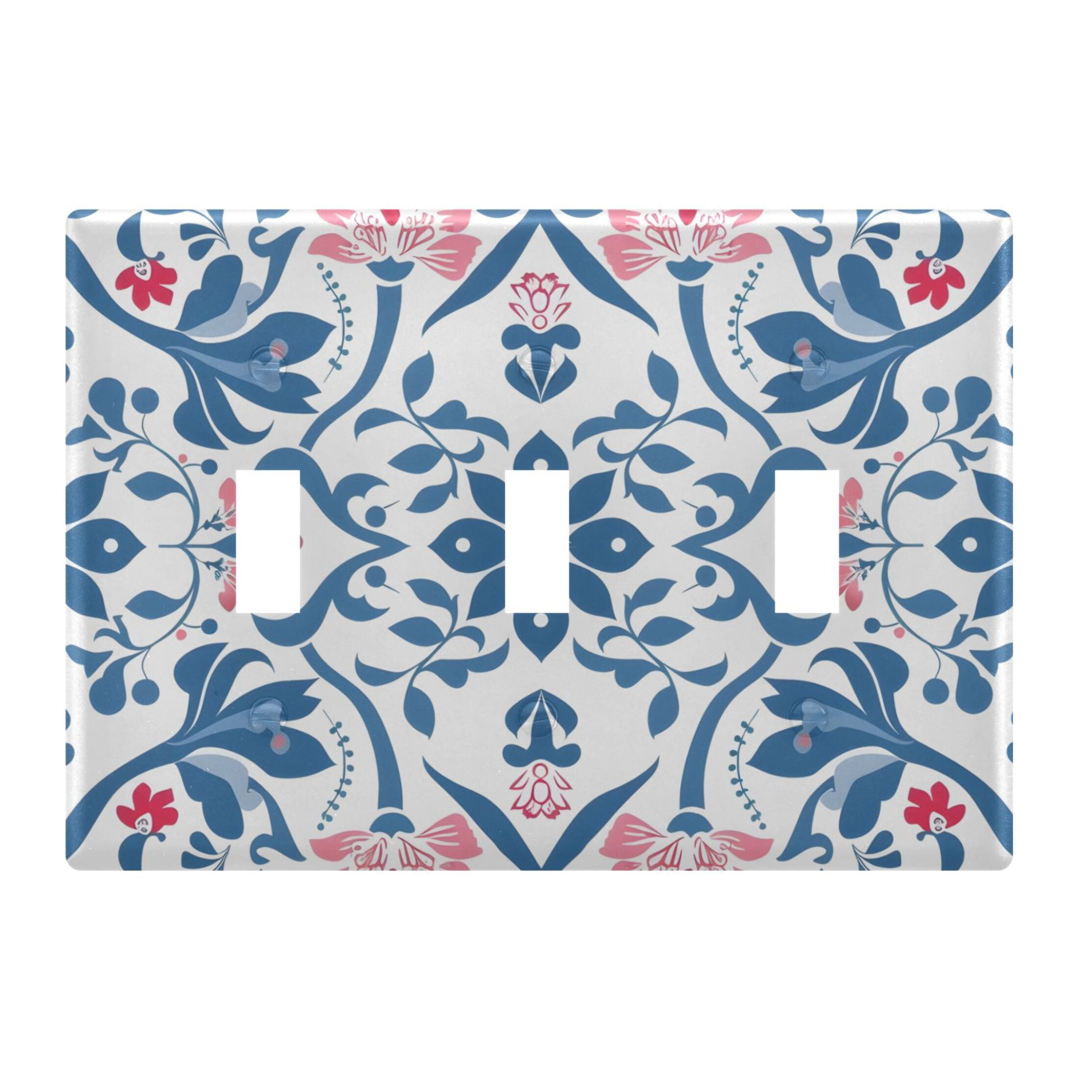 Elegant Traditional Chinese Motifs Light Switch Plate Covers 3 Gang ...