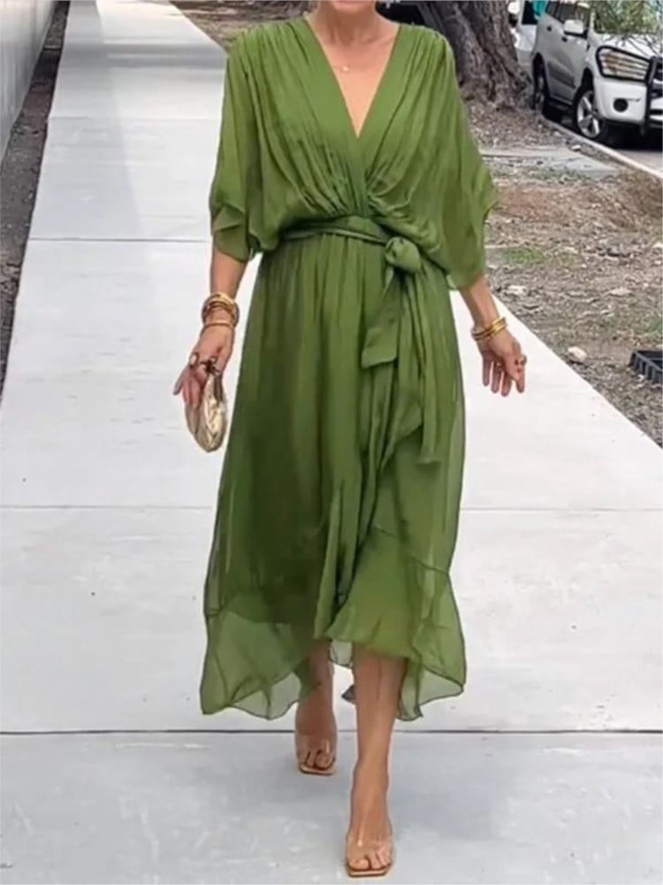 Elegant Urban Chic Dress, French Style, Trendy, Versatile, Fashionable ...