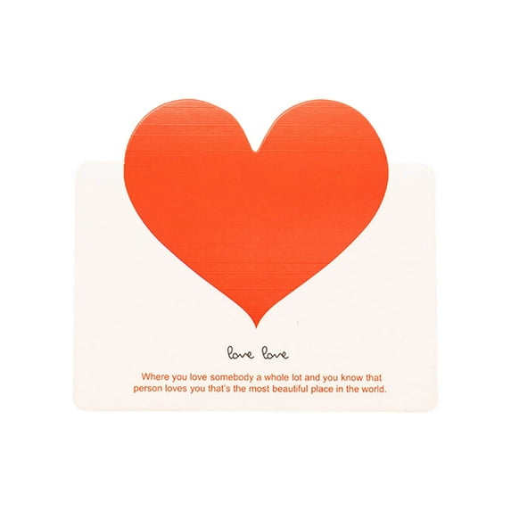 Elegant Valentine's Day Engraved Paper Greeting Card for Birthday ...