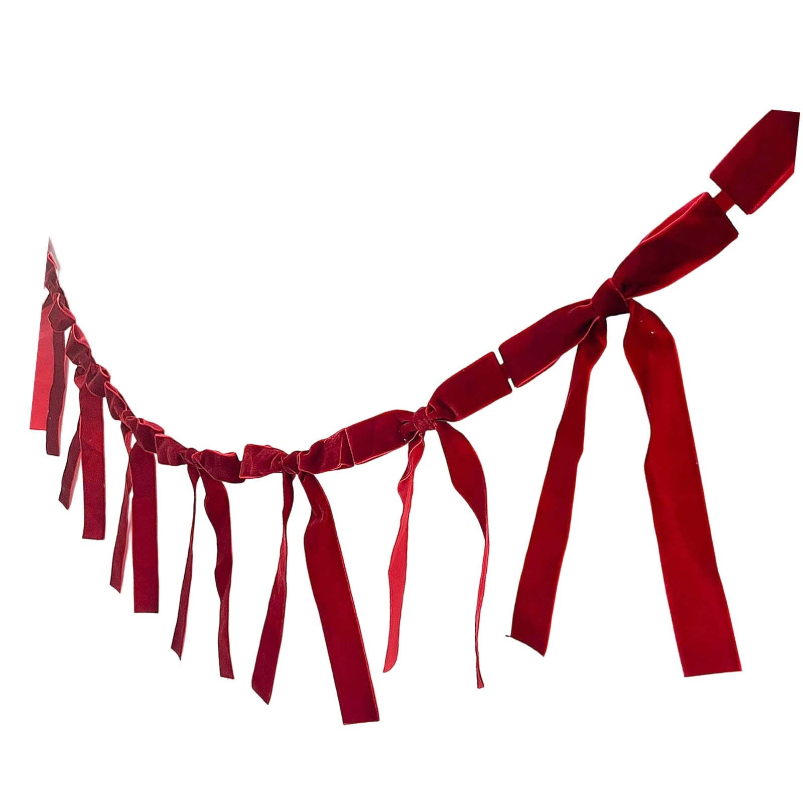 Elegant Velvet Bow Tie Streamer Banner For Wedding Party Holiday ...